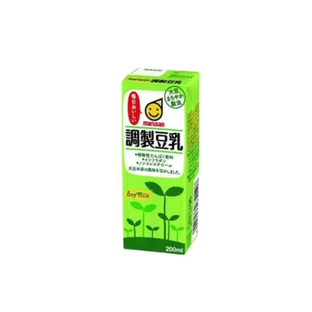 Marusan - Soymilk Original 200Ml (12/Carton) – Tasty Snack Indonesia