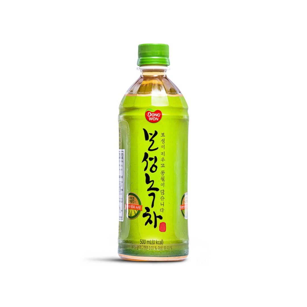 Dongwon - Green Tea Drink 500Ml (20/Carton) – Tasty Snack Indonesia