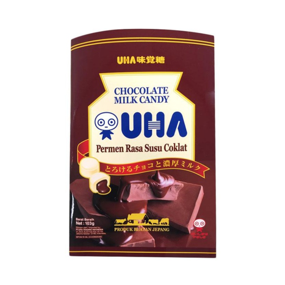 UHA - Candy Chocolate Milk 103Gr (24/Carton) – Tasty Snack Indonesia