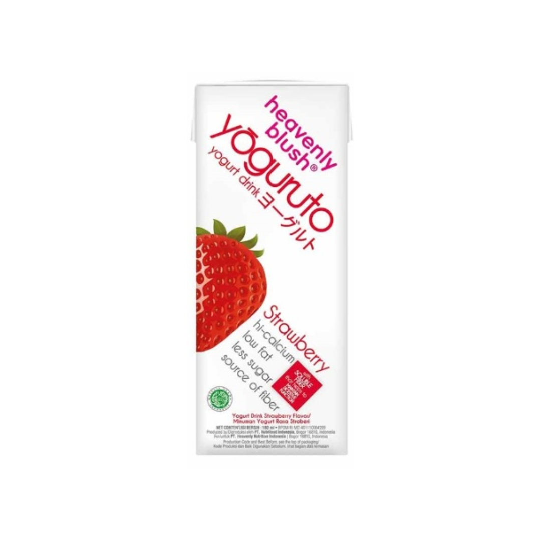 Heavenly Blush - Yoguruto Drink Strawberry 180Ml (24/Carton) – Tasty Snack Indonesia