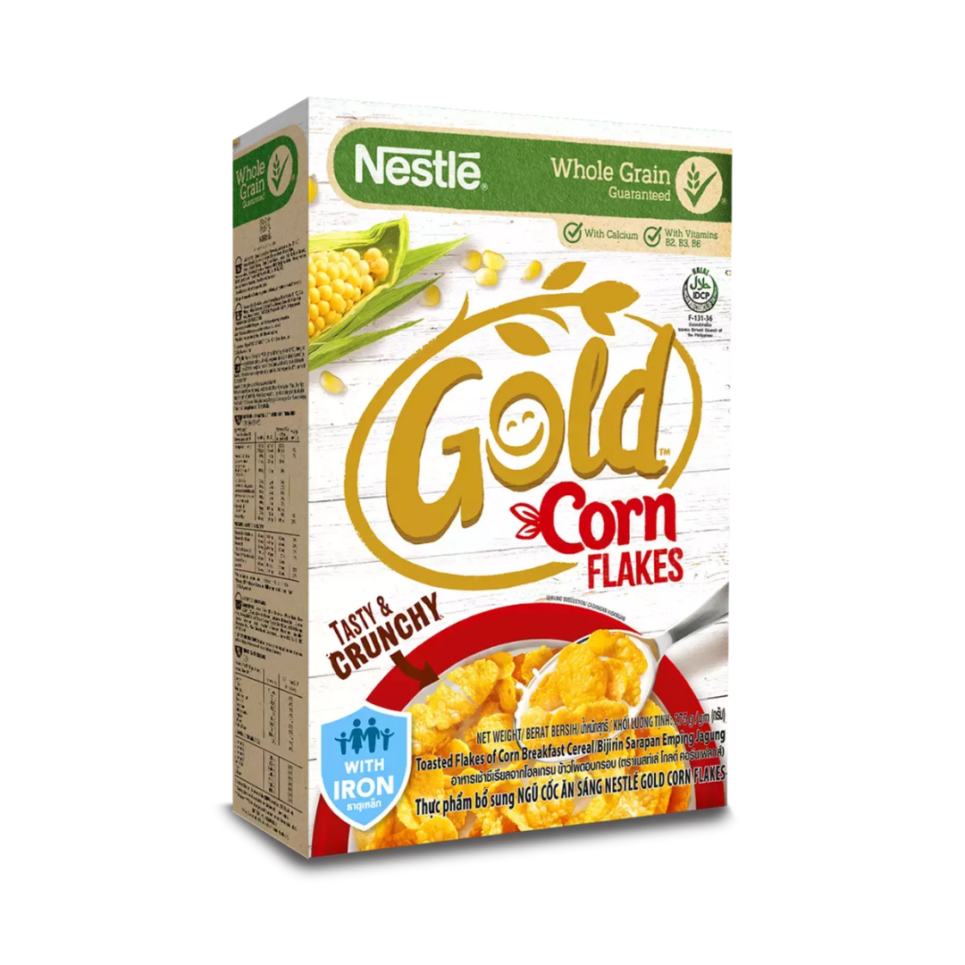 Nestle - Gold Corn Flakes Cereal 150Gr (18/Carton) – Tasty Snack Indonesia