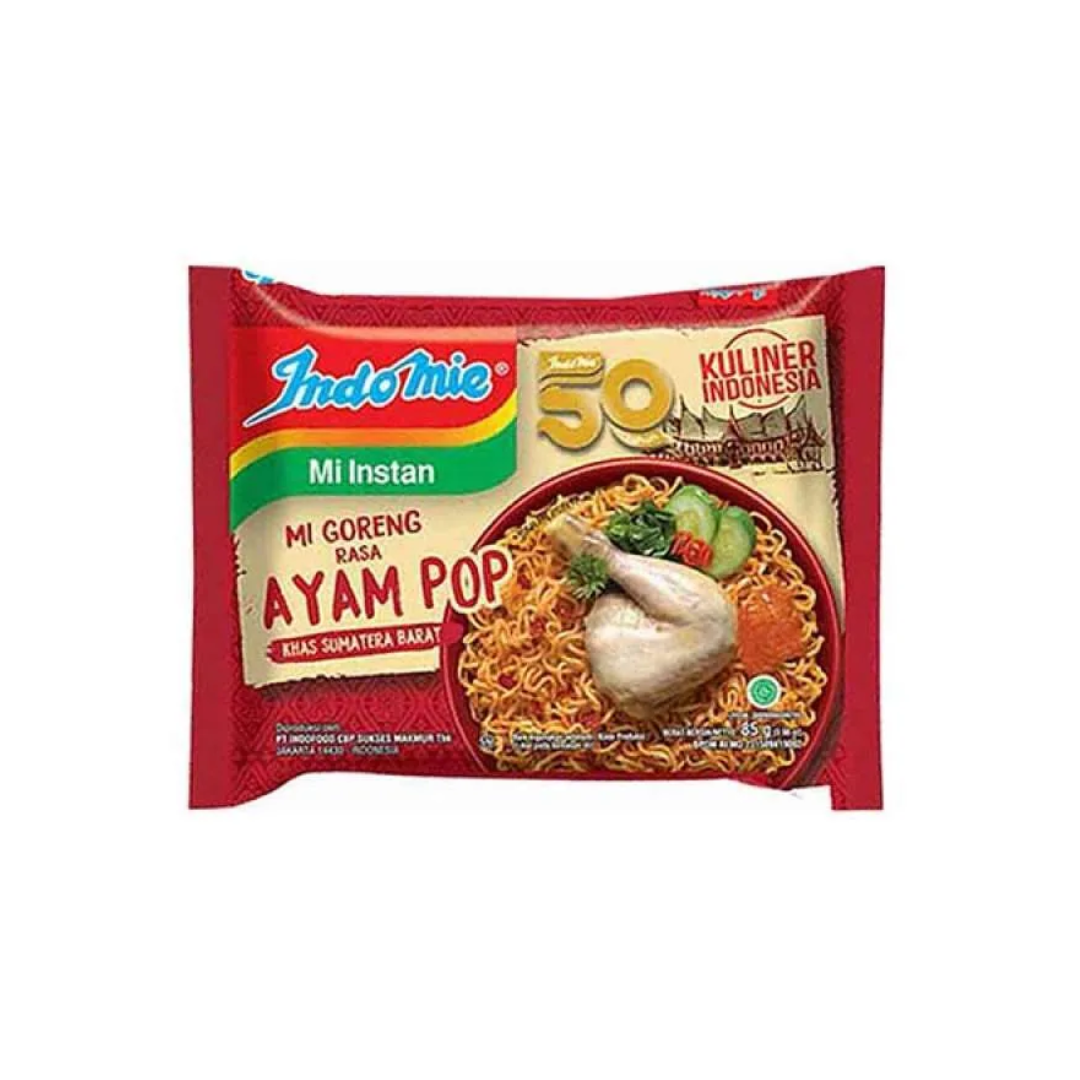 Indomie - Mie Goreng Ayam Pop 85Gr (40/Carton) – Tasty Snack Indonesia