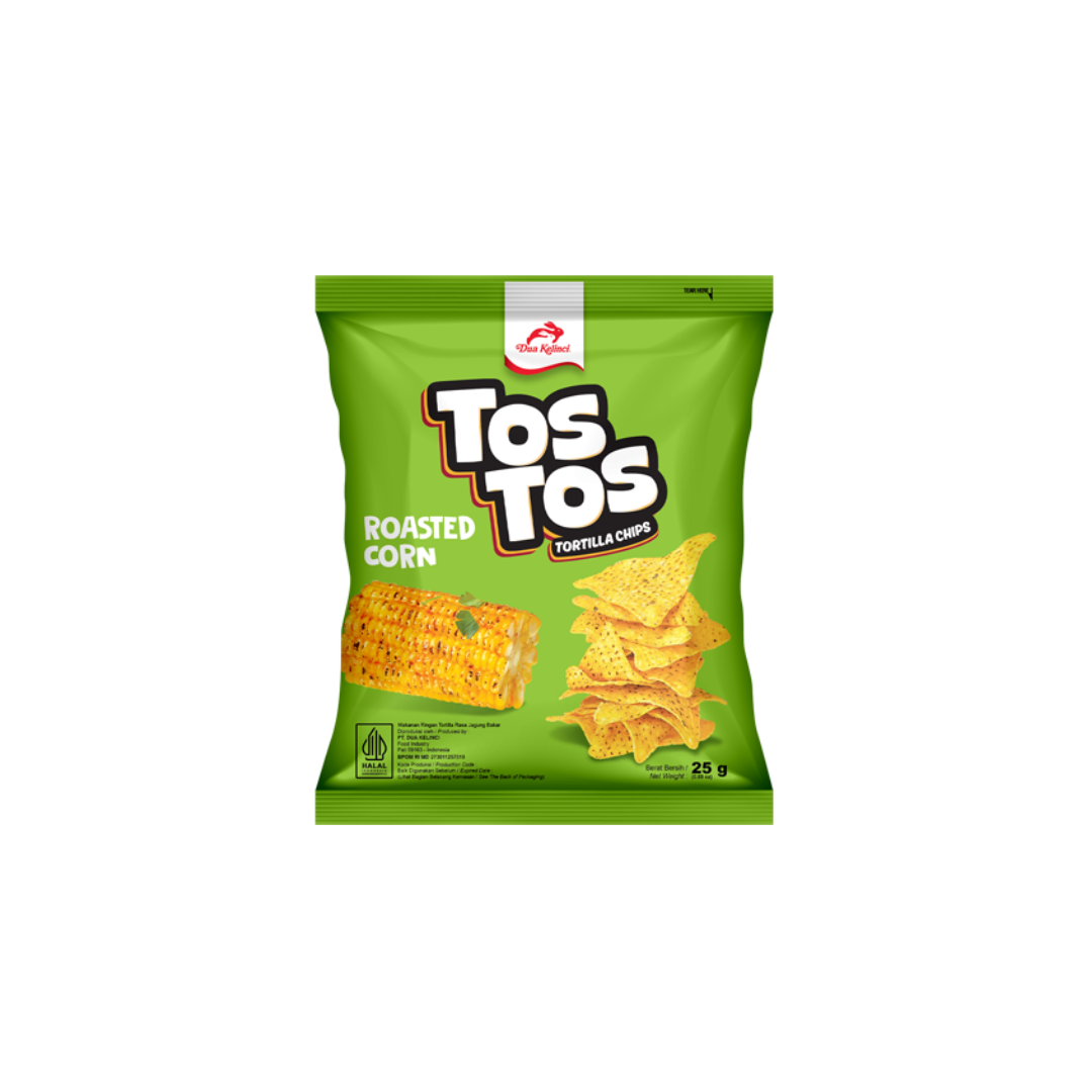 Tos Tos - Roasted Corn 25Gr (60/Carton) – Tasty Snack Indonesia