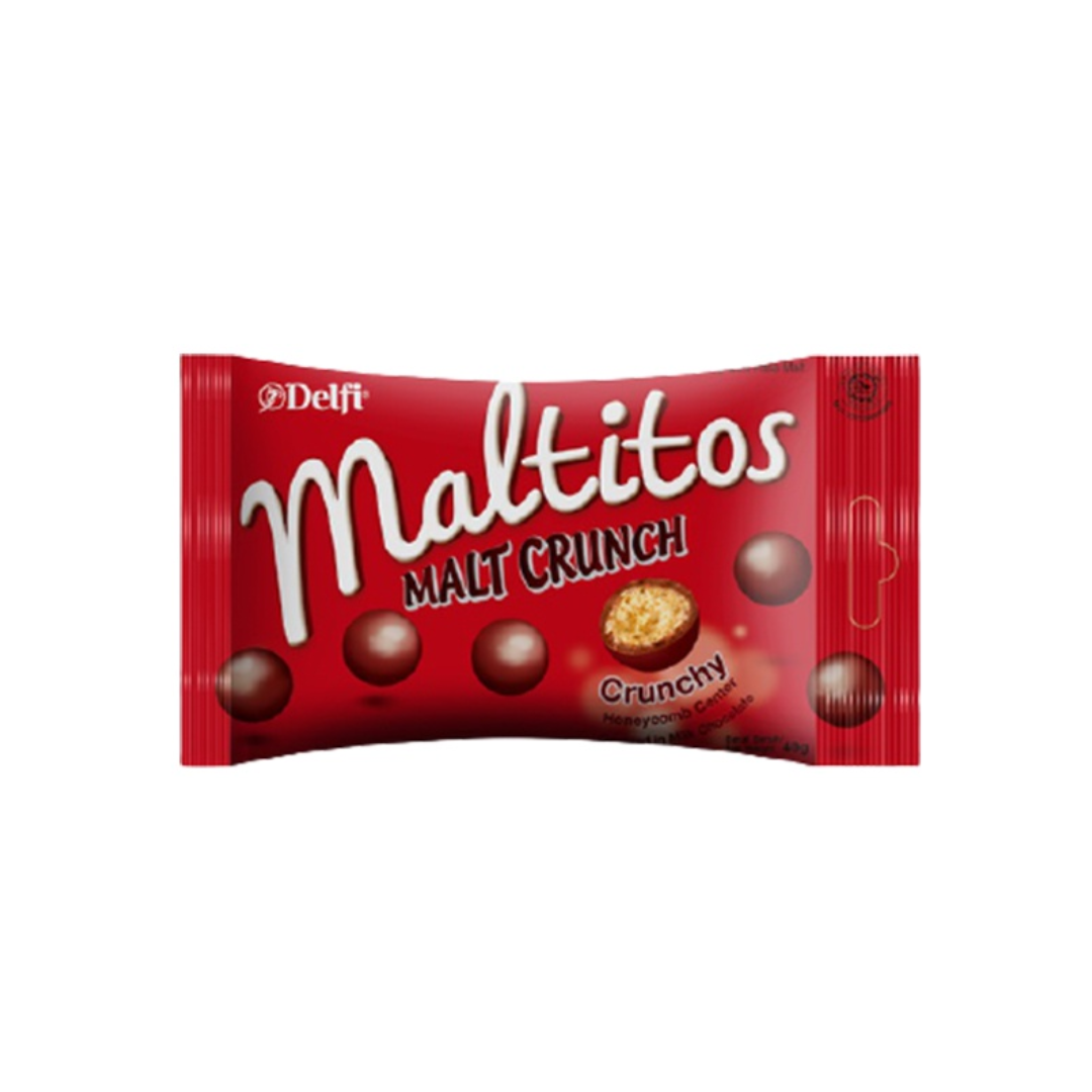 Delfi - Maltitos Malt Crunch 30Gr (12/Box) – Tasty Snack Indonesia