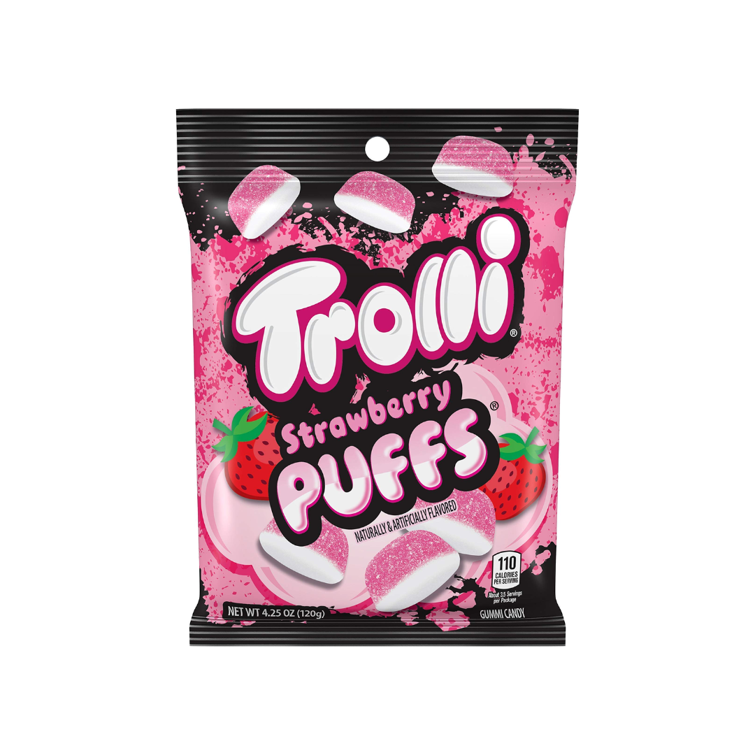 Trolli - Strawberry Puffs 4.25Oz (12/Carton) – Tasty Snack Indonesia