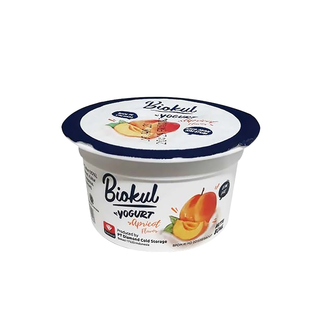 Biokul - Stirred Yogurt Apricot 80Ml (12/Carton) – Tasty Snack Indonesia