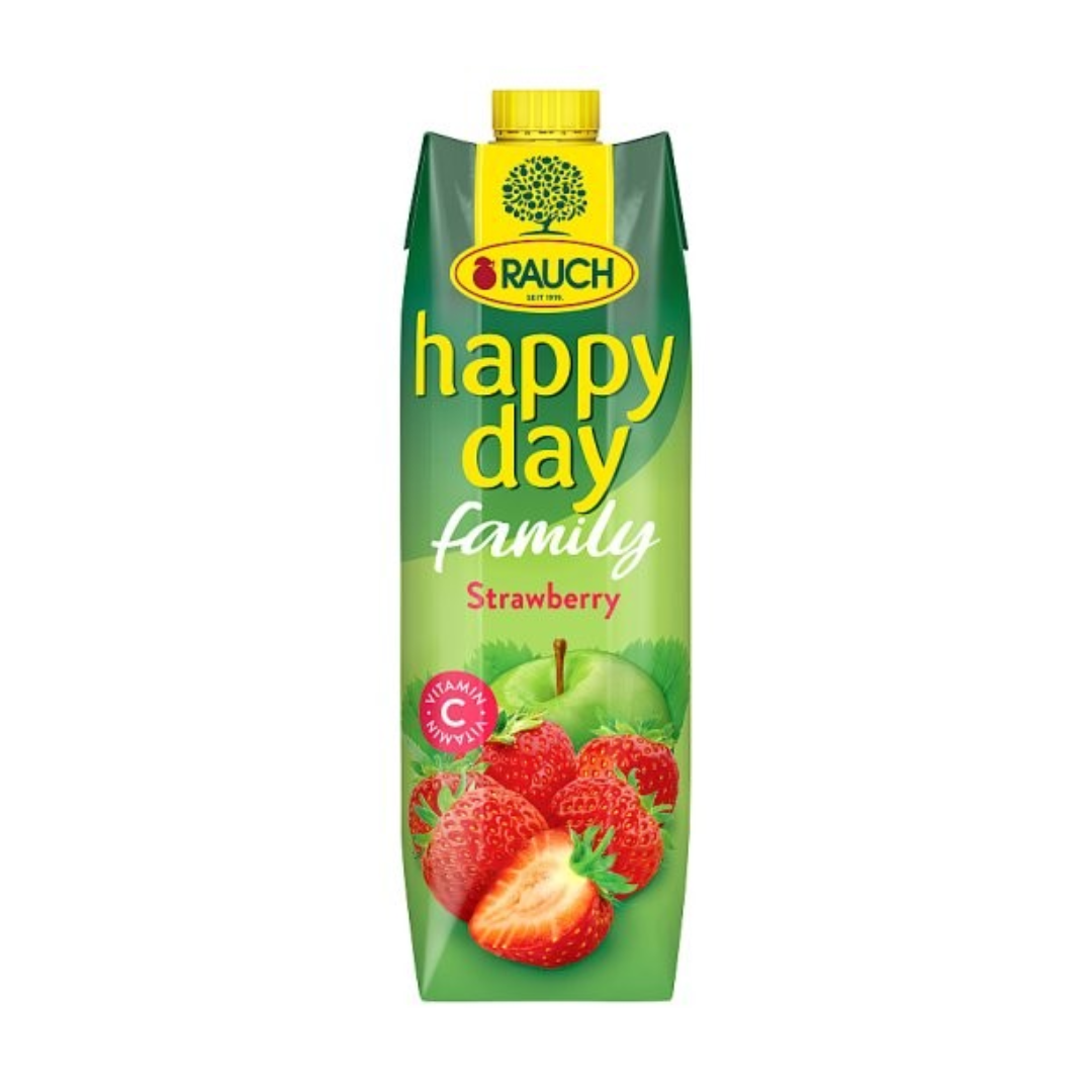 Happy Day - Fruit Juice Strawberry 1000Ml (12/Carton) – Tasty Snack ...