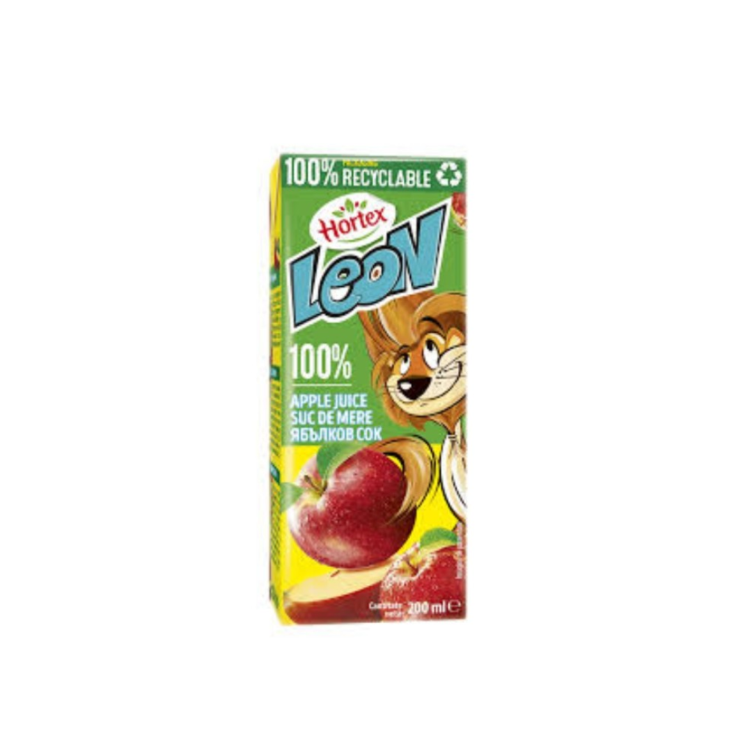 Hortex - Leon Apple Juice 200Ml (27/Carton) – Tasty Snack Indonesia