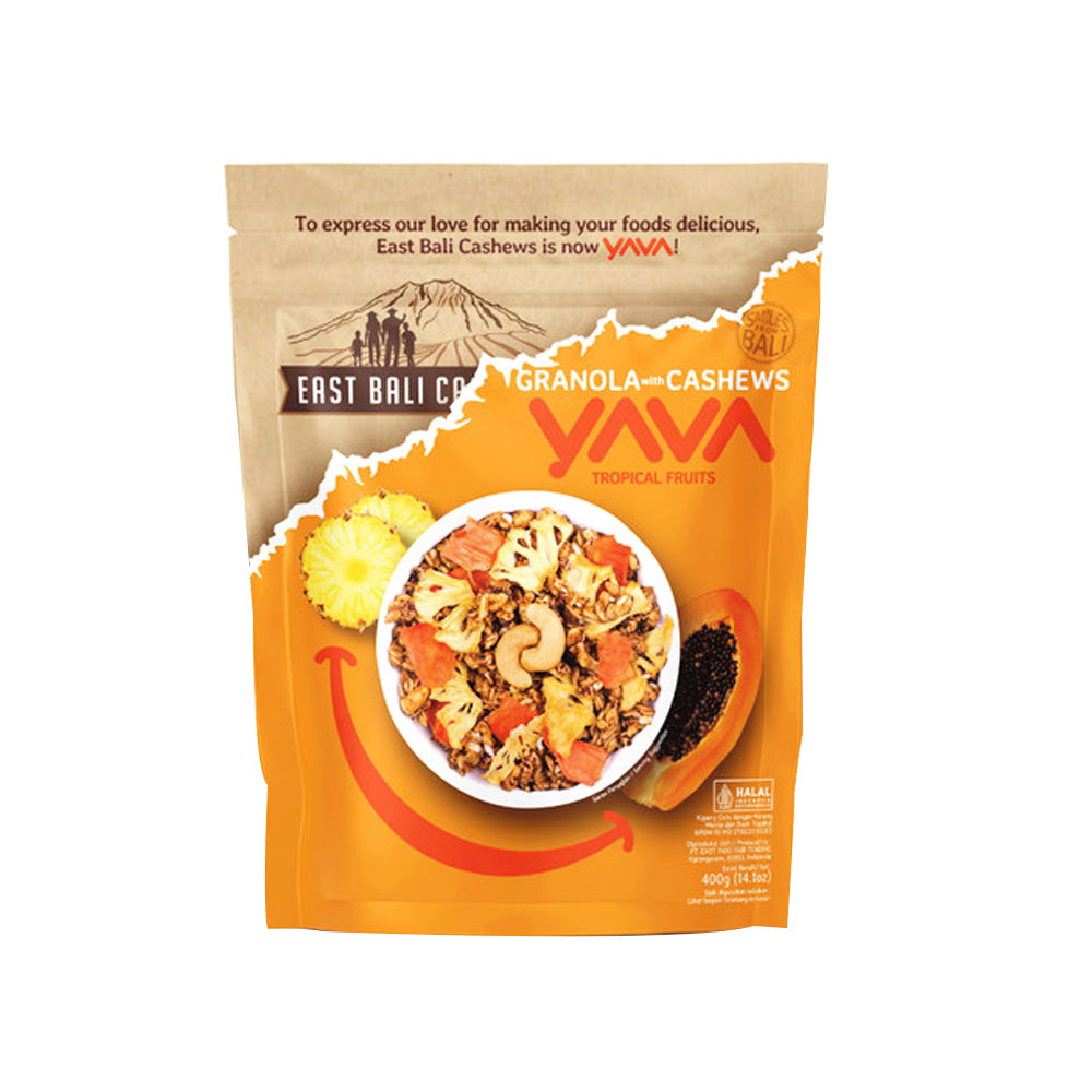 Yava - Granola with Cashews Tropical Fruits 400Gr (12/Carton) – Tasty ...
