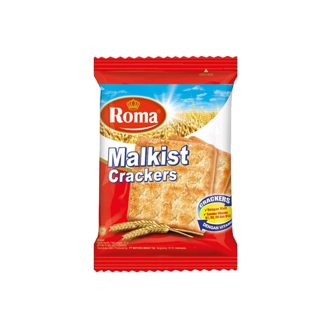 Roma - Crackers Malkist 18Gr (120/Carton) – Tasty Snack Indonesia