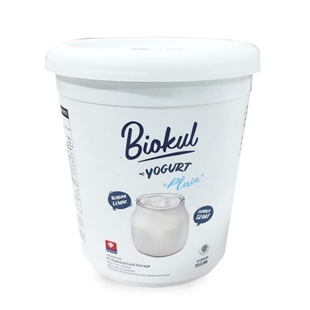 Biokul - Stirred Yogurt Plain 1000Ml (4/Carton) – Tasty Snack Indonesia