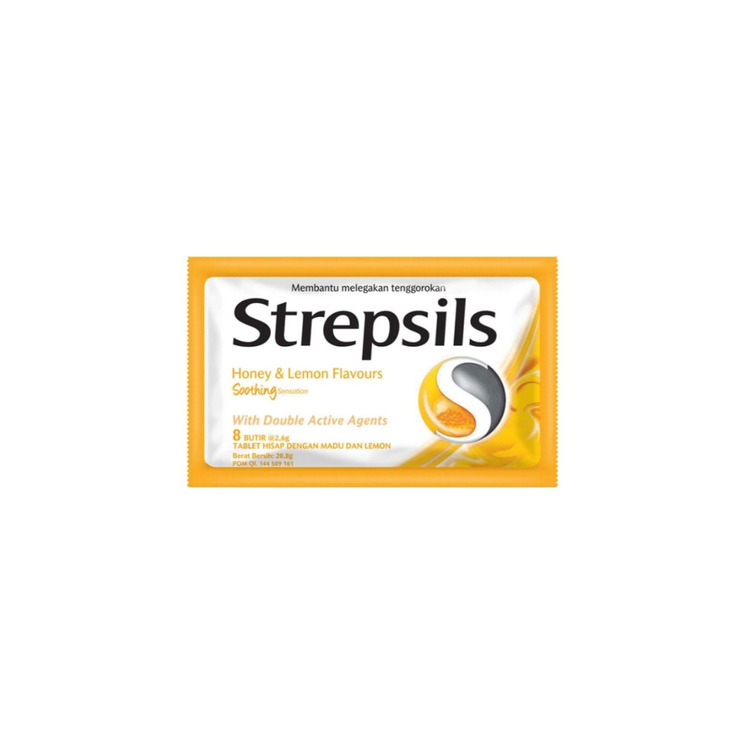 Strepsils - Soothing Honey & Lemon 20.8Gr (12/Box) – Tasty Snack Indonesia