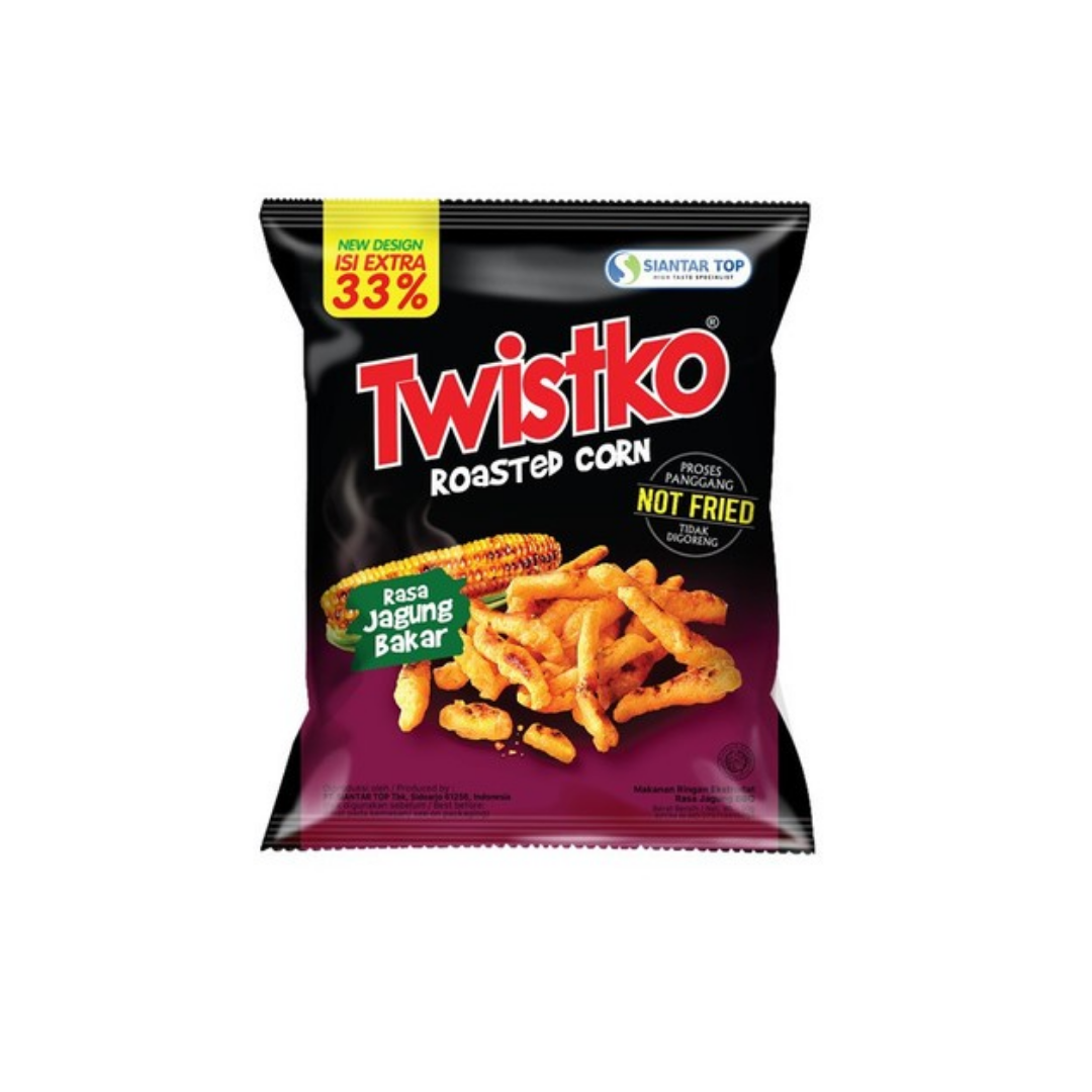 Twisko - Jagung Bakar 70Gr (20/Carton) – Tasty Snack Indonesia