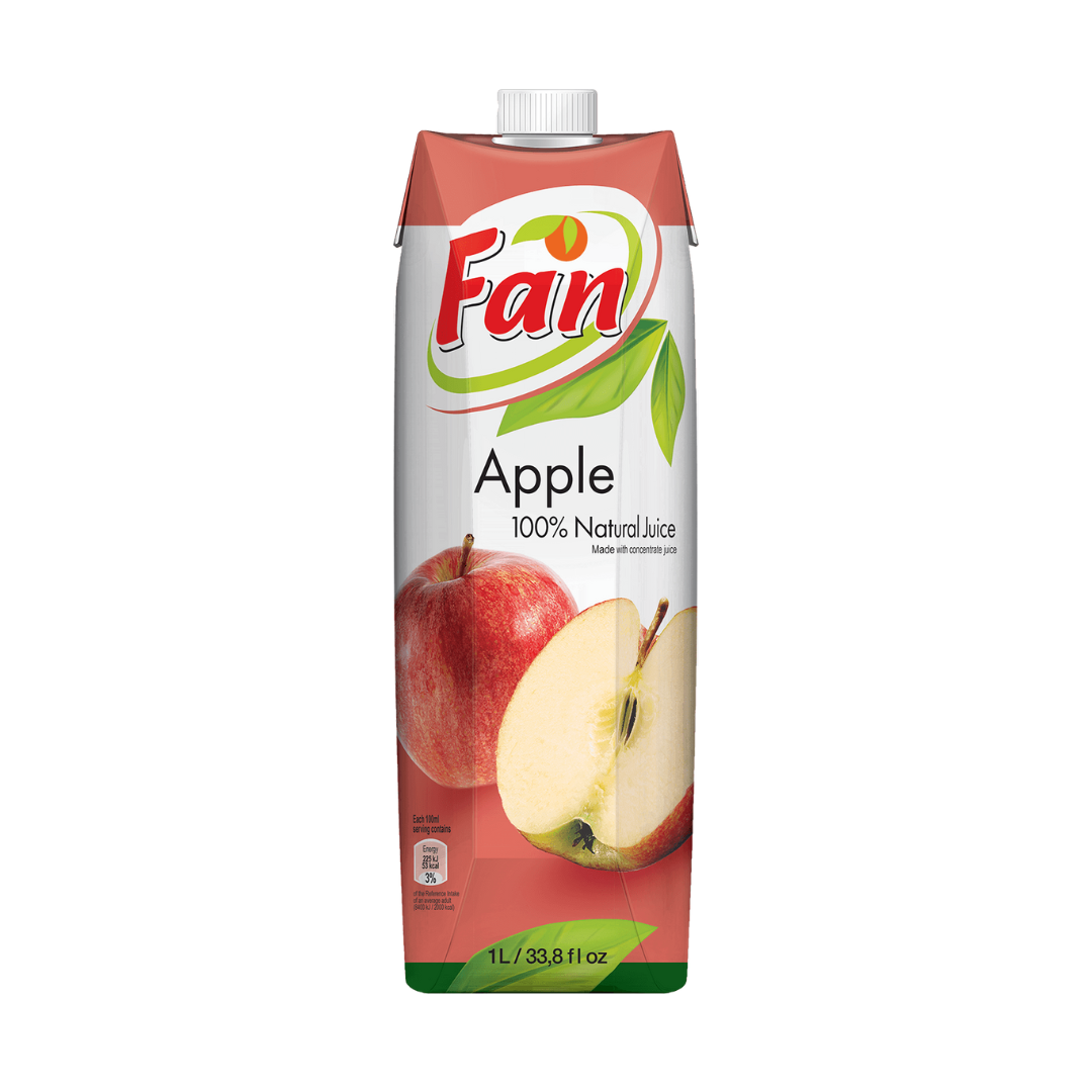 Fan - Juice Apple 1000Ml (12/Carton) – Tasty Snack Indonesia