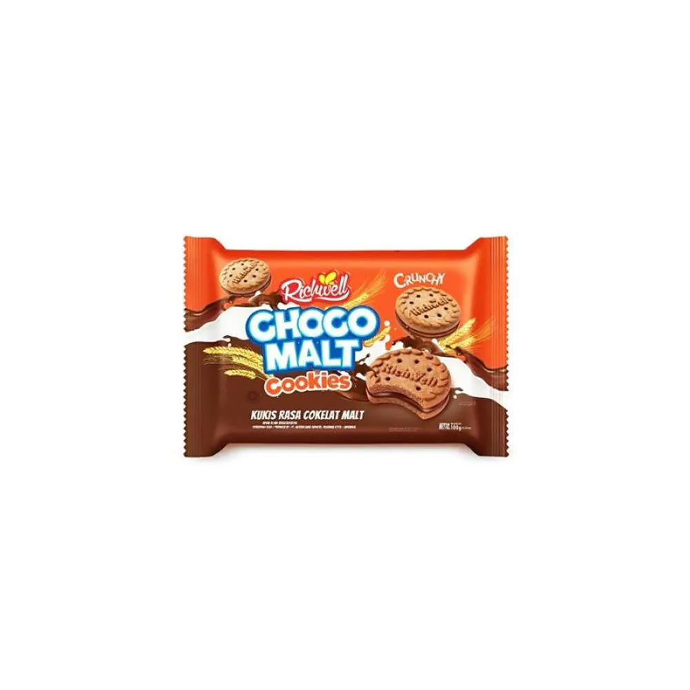 Richwell - Chocomalt Cookies 100Gr (18/Carton) – Tasty Snack Indonesia