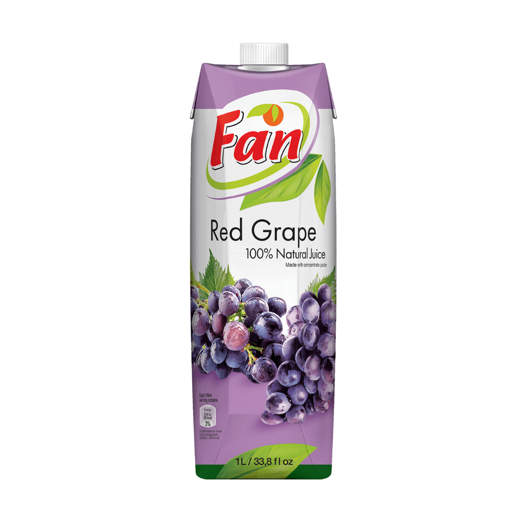Fan - Juice Grape 1000Ml (12/Carton) – Tasty Snack Indonesia