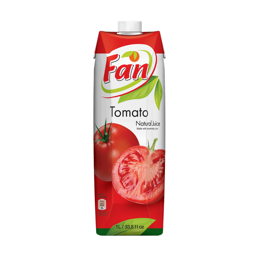 Fan - Juice Tomato 1000Ml (12/Carton) – Tasty Snack Indonesia