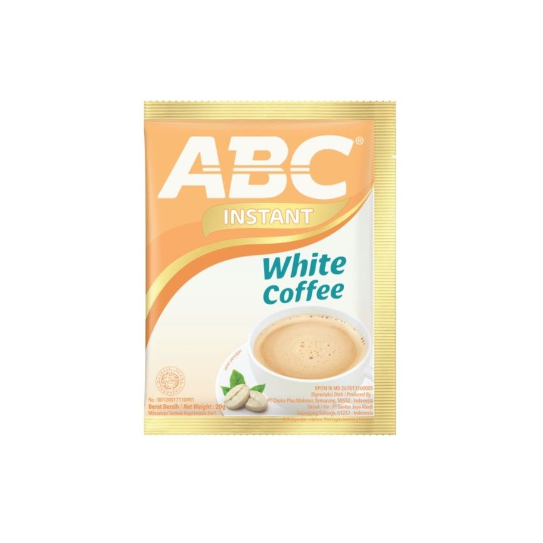 Abc - White Instant 20Gr (120/Carton) – Tasty Snack Indonesia
