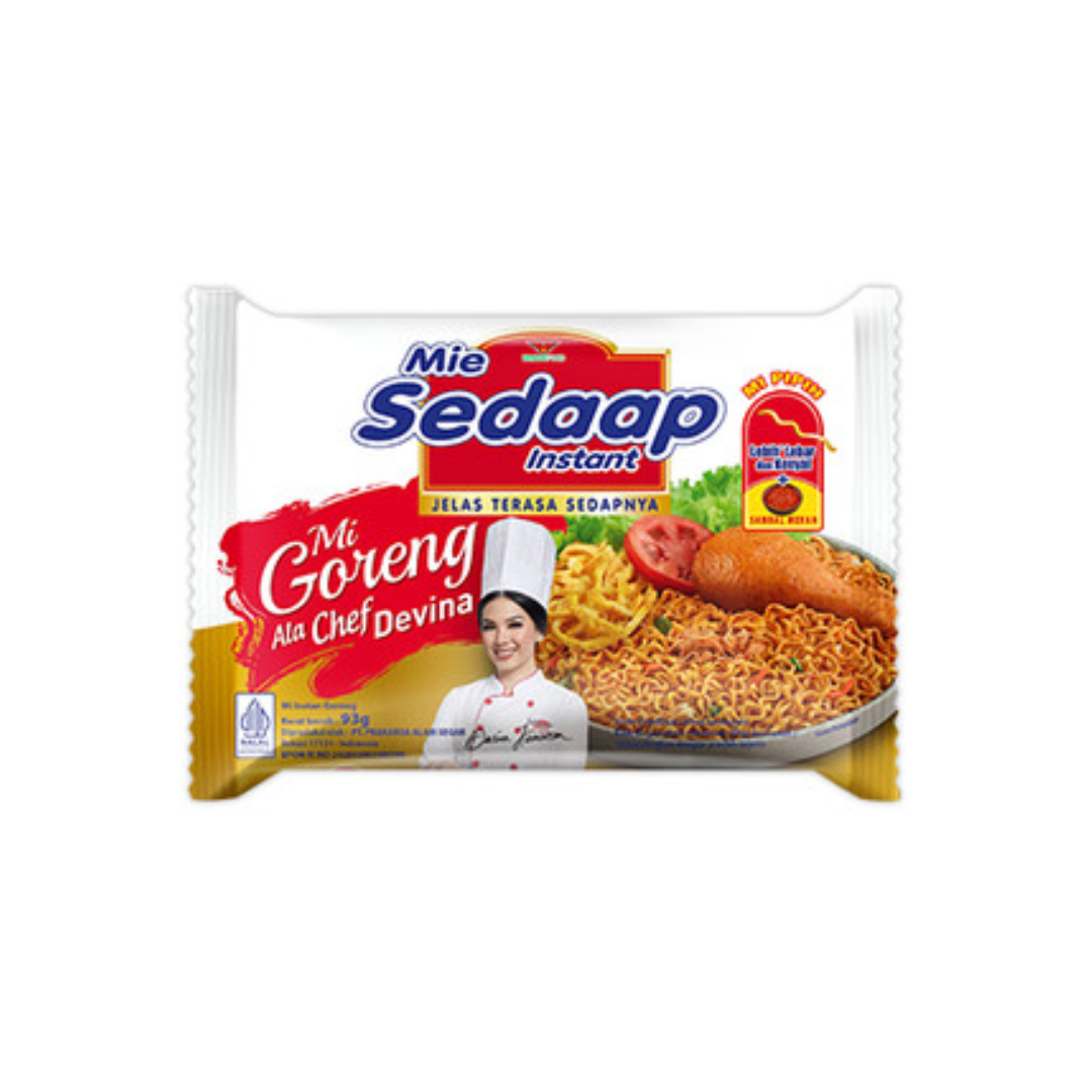 Mie Sedaap - Goreng Ala Chef Devina 93Gr (40/Carton) – Tasty Snack ...