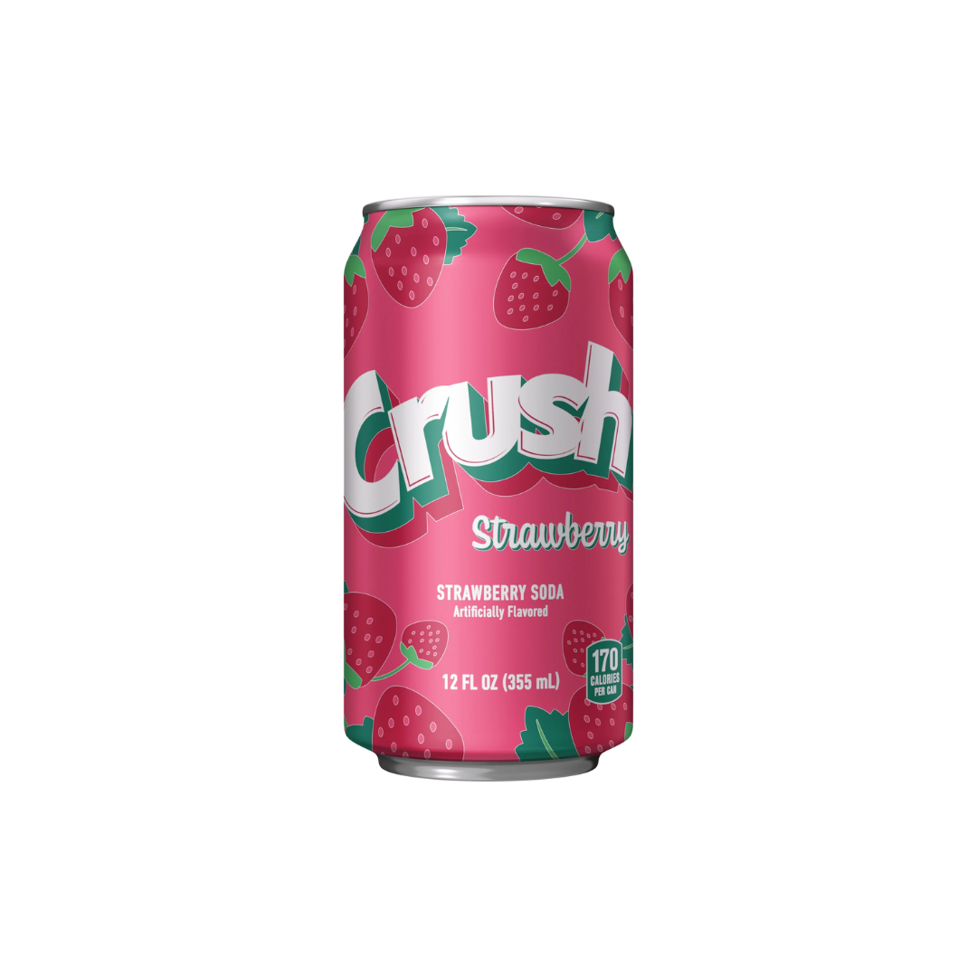 Crush Strawberry 12 fl Oz (12/Carton) – Tasty Snack Indonesia