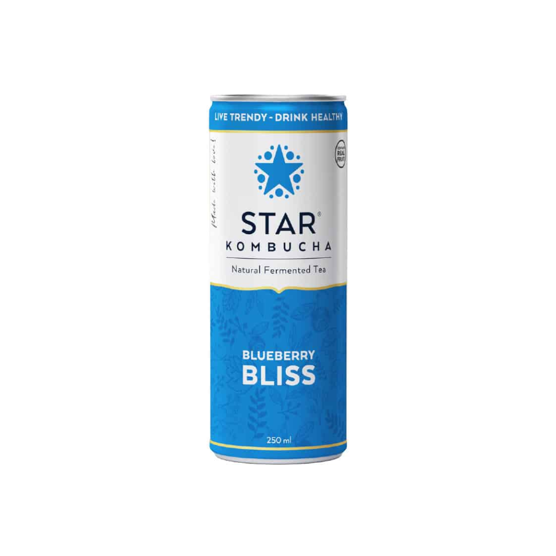 Star Kombucha Blueberry Bliss 250Ml (12/Carton) – Tasty Snack Indonesia