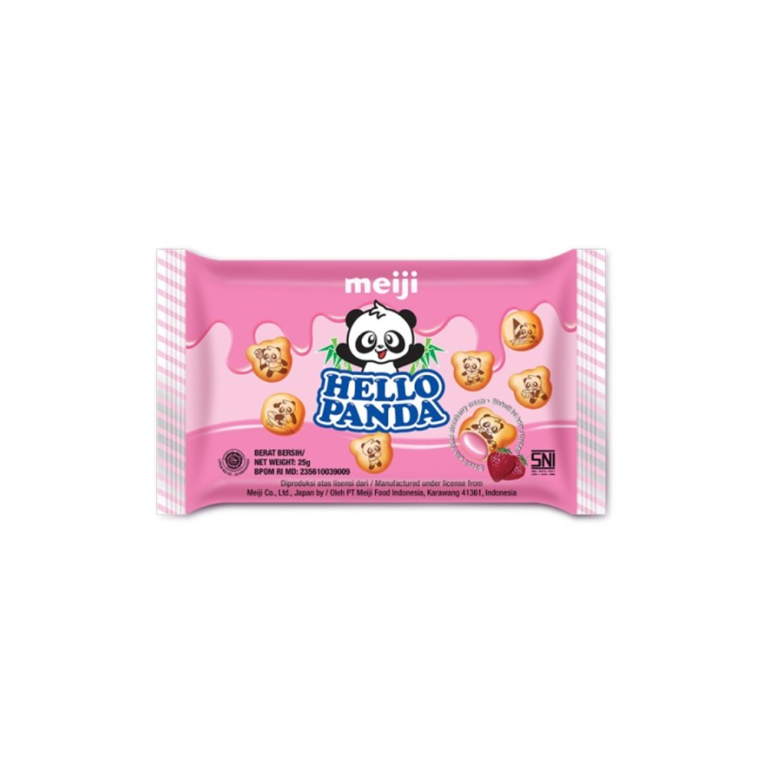 Hello Panda - Strawberry 25Gr (12/Box) – Tasty Snack Indonesia