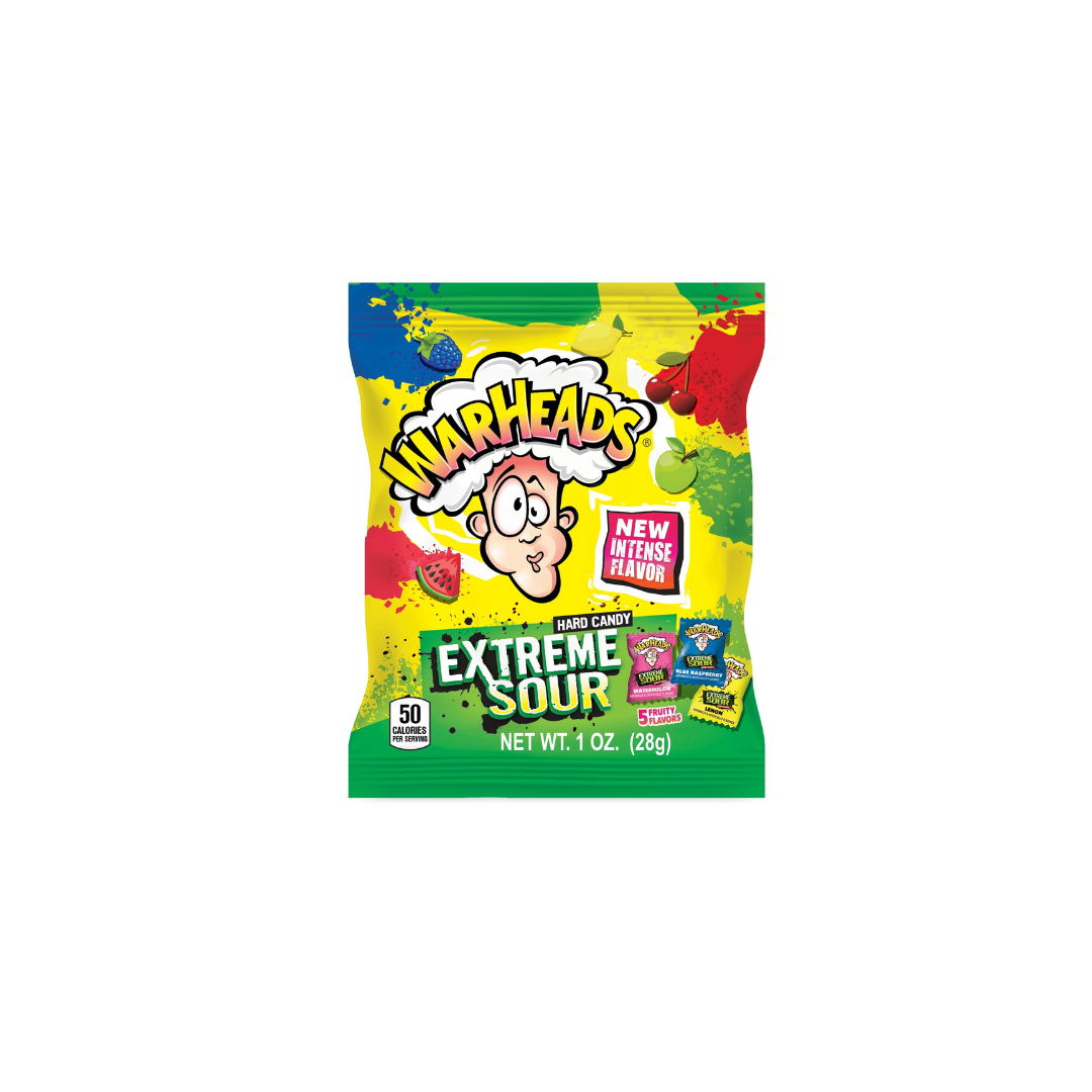 Warheads - Extreme Sour Hard Candy 1 Oz (12/Carton) – Tasty Snack Indonesia