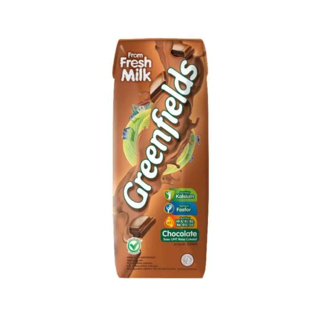 Greenfield - UHT Chocolate 250Ml (32/Carton) – Tasty Snack Indonesia