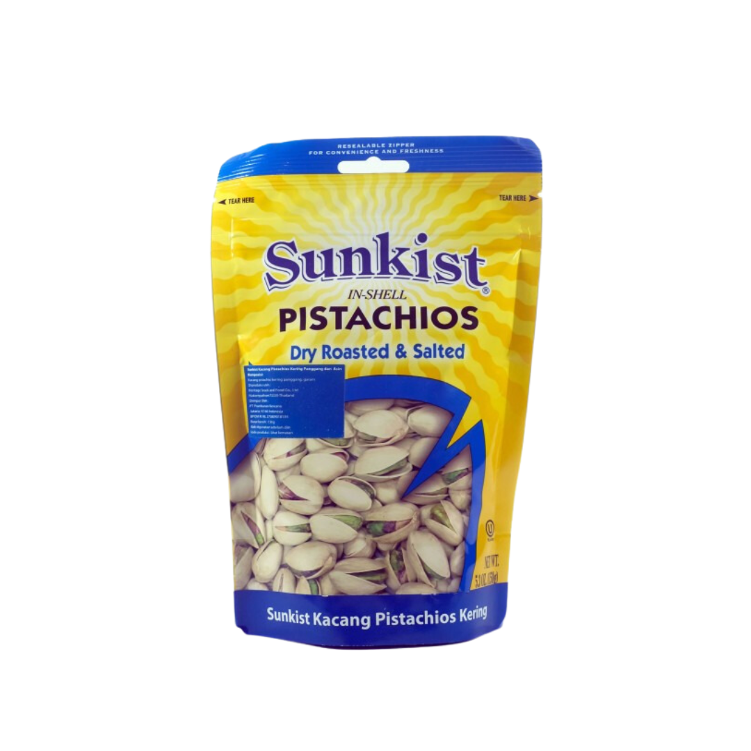 Sunkist - Dry Roasted Pistachio 454Gr (12/Carton) – Tasty Snack Indonesia