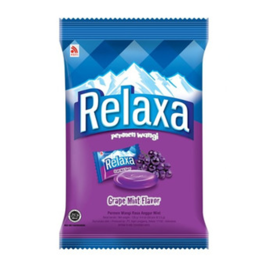 Relaxa - Grape Mint Bag 150Gr (24/Carton) – Tasty Snack Indonesia