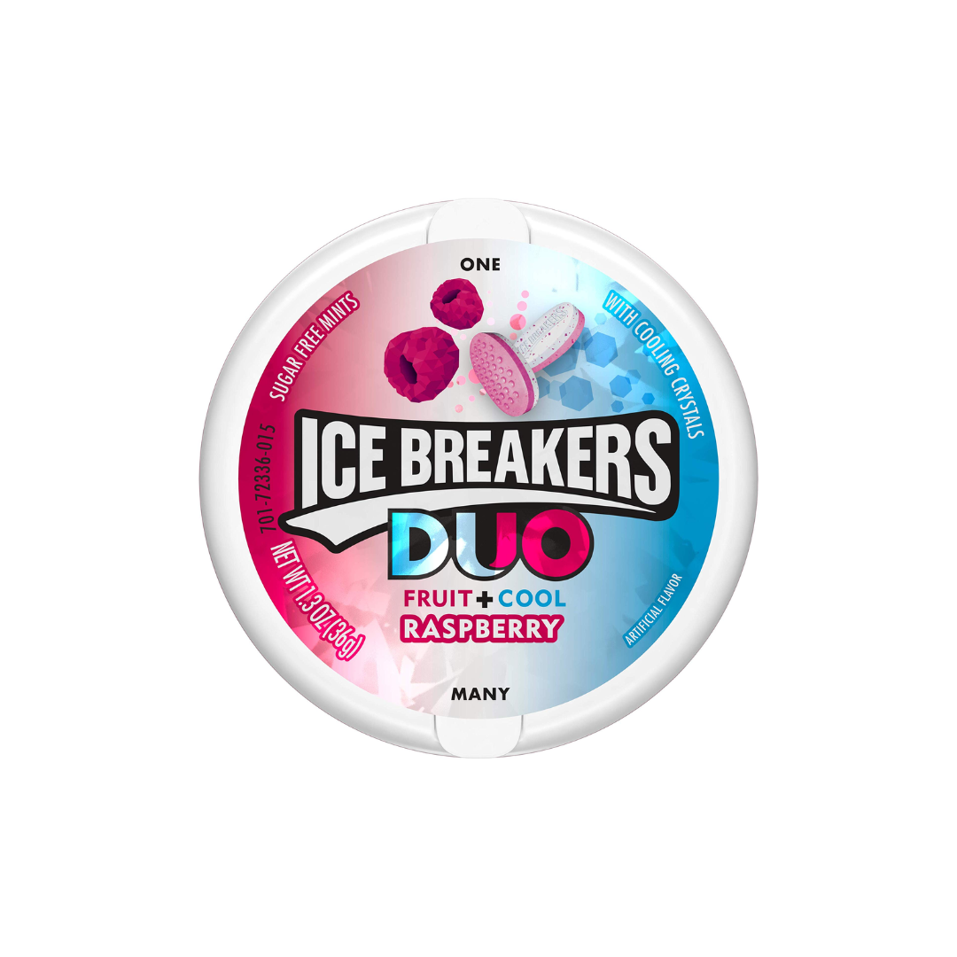 Ice Breakers - Duo Raspberry 1.3Oz (8/Carton) – Tasty Snack Indonesia