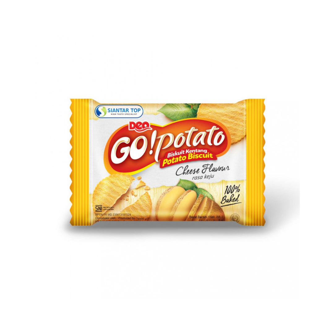 Brio - Go! Potato Keju 42Gr (48/Carton) – Tasty Snack Indonesia