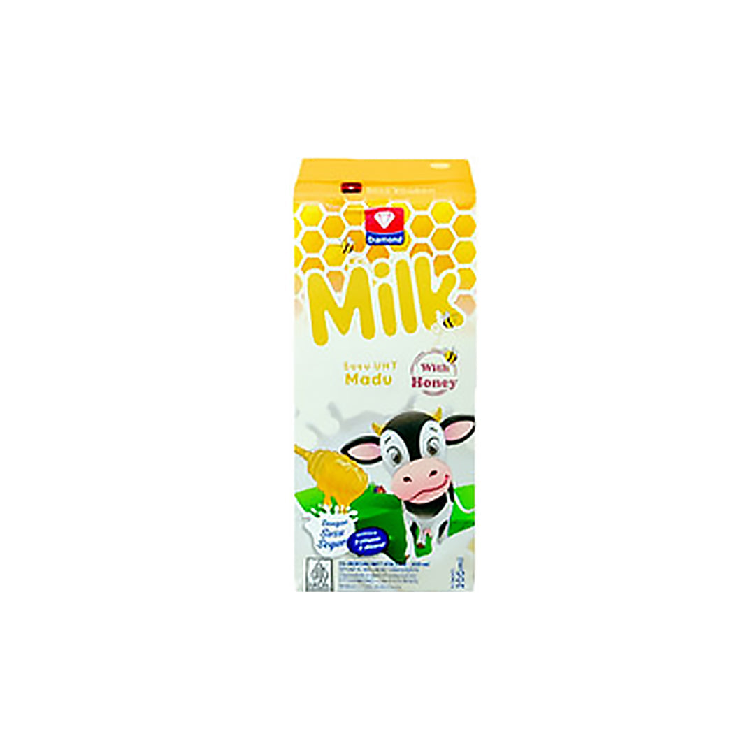 Diamond - Milk Uht Honey 200Ml (24/Carton) – Tasty Snack Indonesia