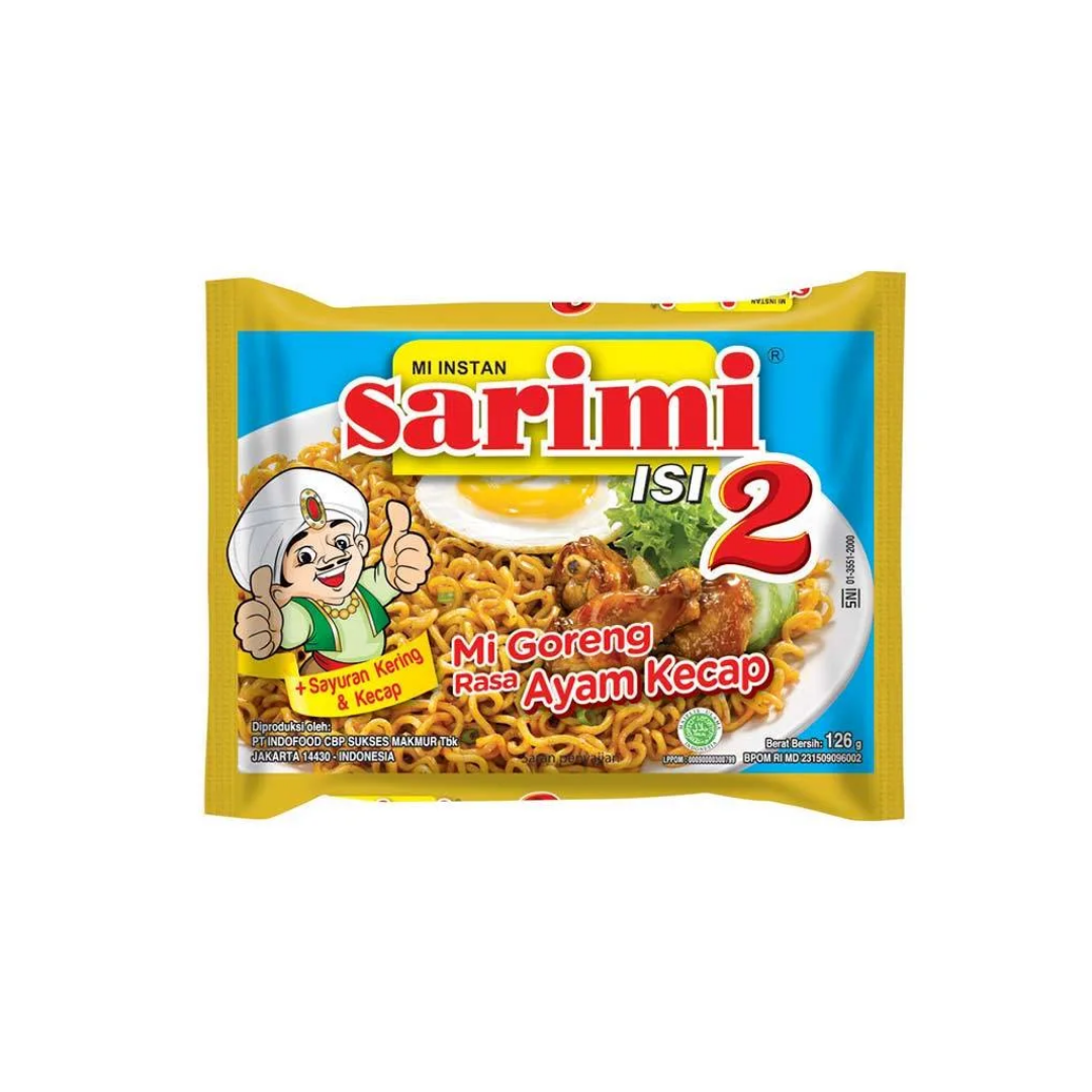 Sarimi - Goreng Ayam Kecap Dua 126Gr (24/Carton) – Tasty Snack Indonesia