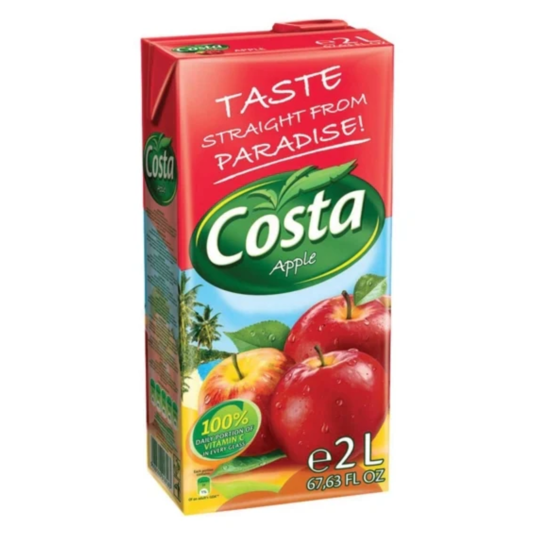 Hortex - Costa Apple Drink 2L (6/Carton) – Tasty Snack Indonesia
