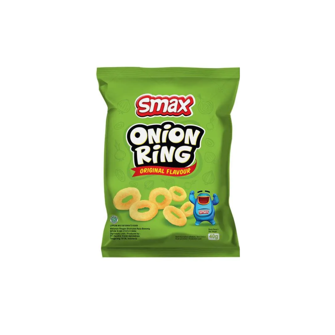 Smax - Onion Original Ring 20Gr (40/Carton) – Tasty Snack Indonesia