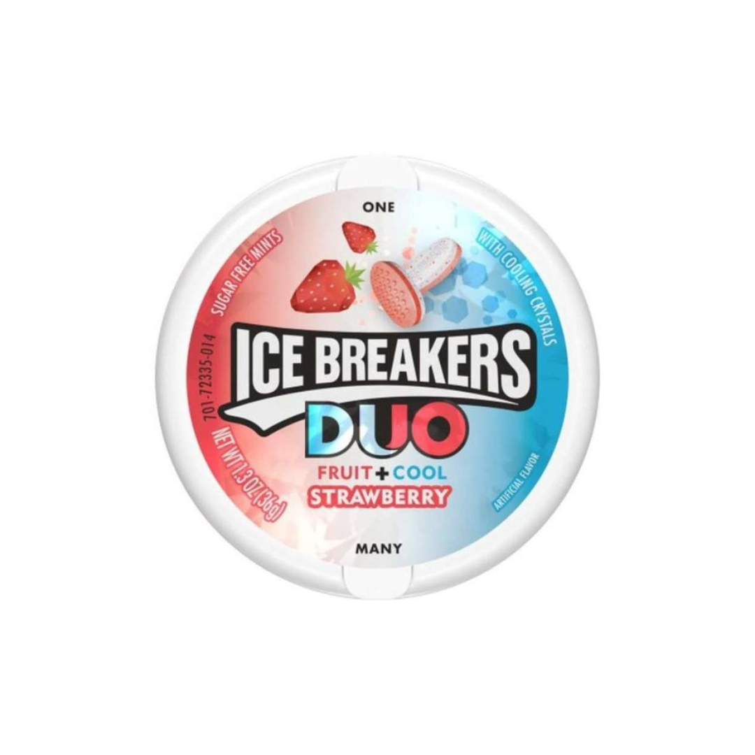 Ice Breakers - Duo Strawberry 1.3Oz (8/Carton) – Tasty Snack Indonesia