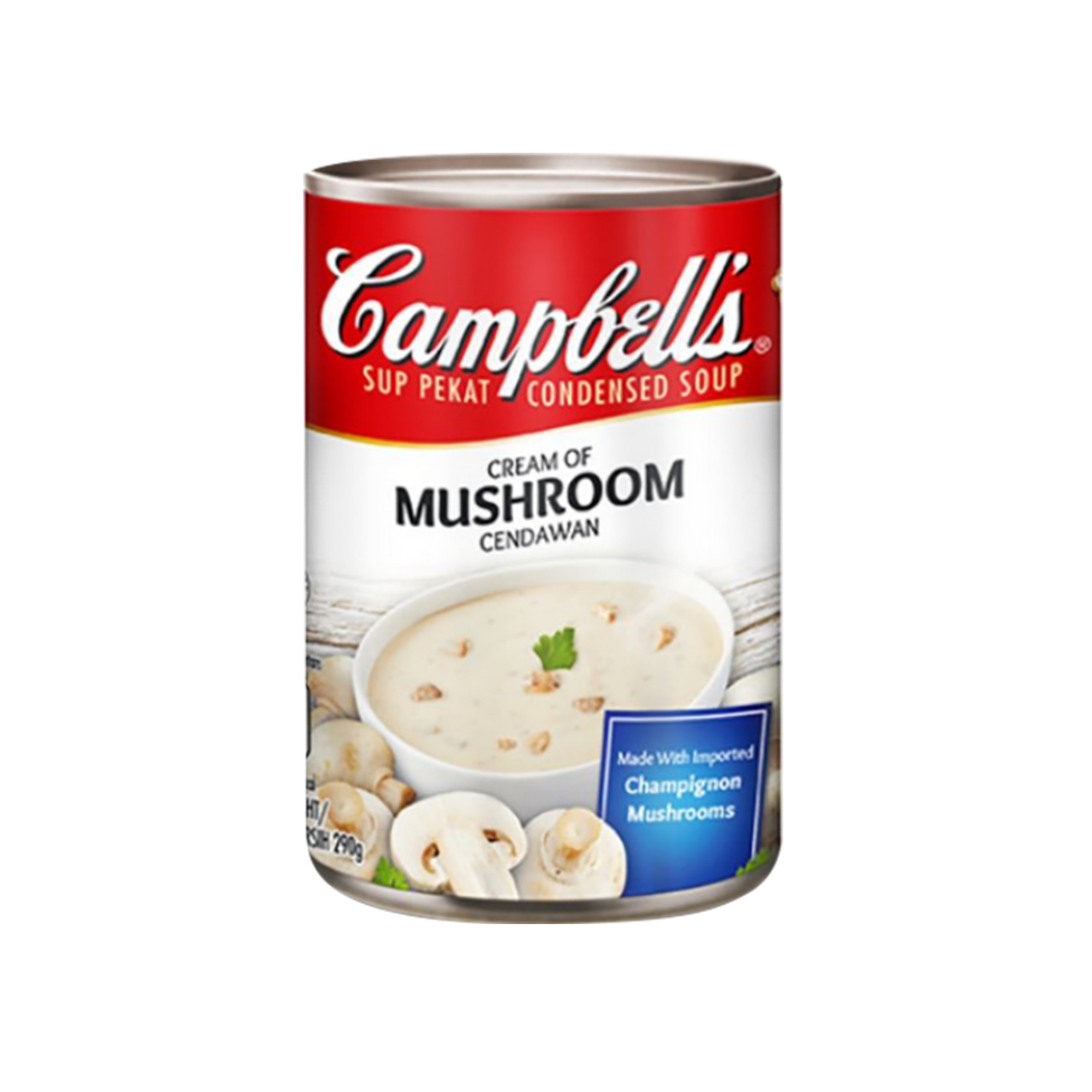 Campbell's - Creamy Mushroom Soup 300Gr (24/Carton) – Tasty Snack Indonesia