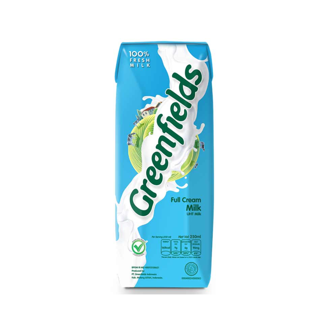 Greenfield - UHT Full Cream 250Ml (32/Carton) – Tasty Snack Indonesia