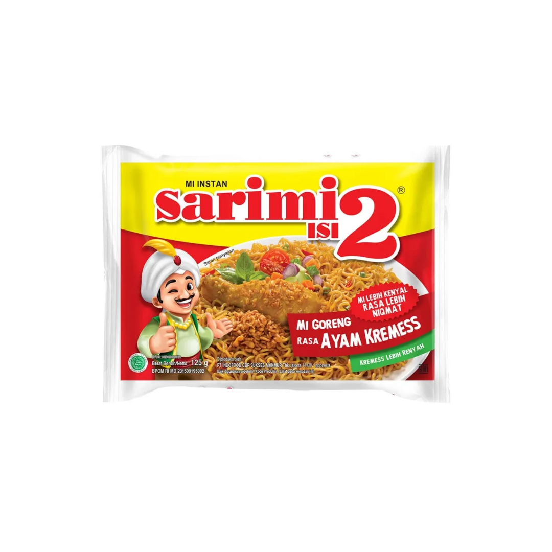Sarimi - Goreng Ayam Kremes Dua 125Gr (24/Carton) – Tasty Snack Indonesia