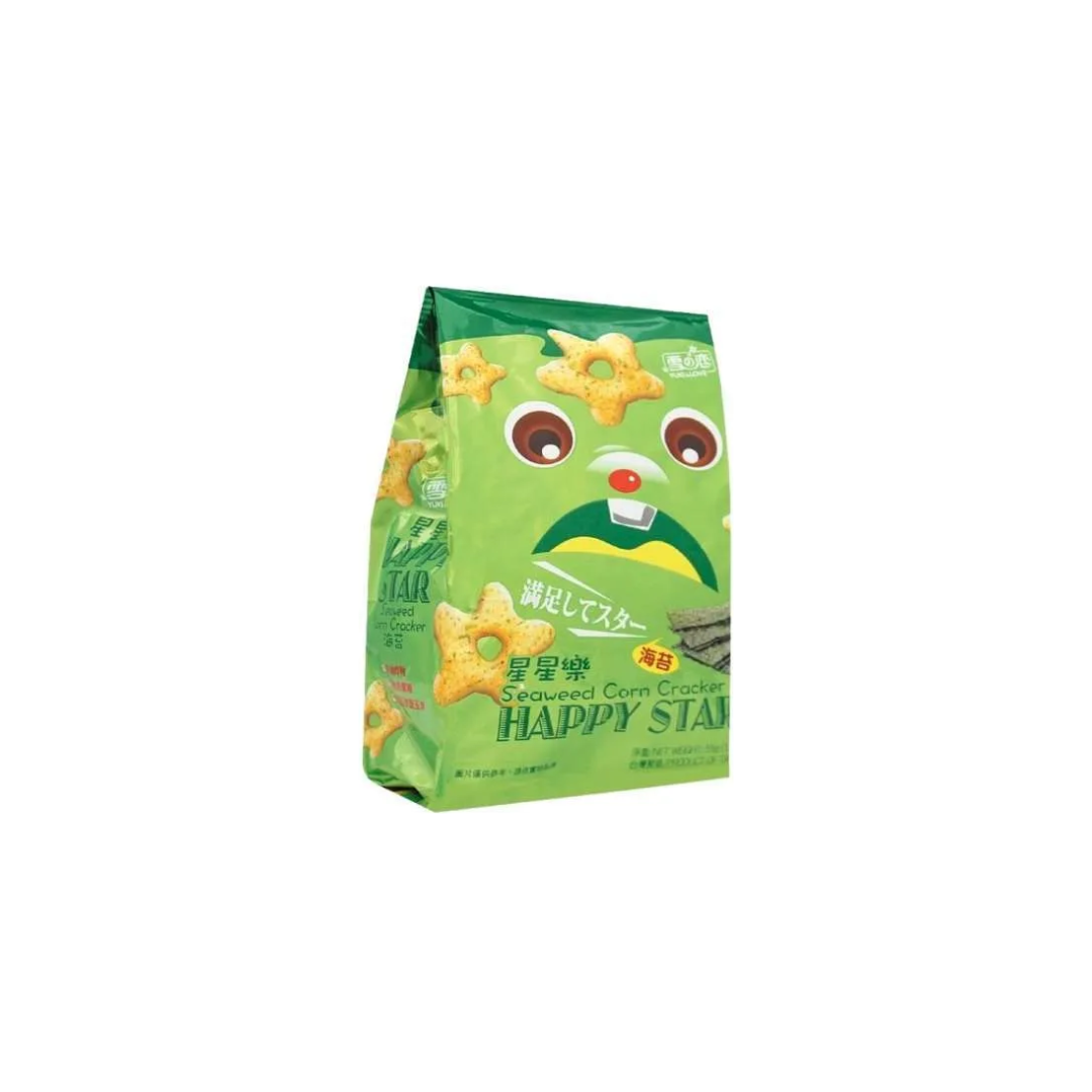 Happy Star - Seaweed Corn Crackers 55Gr (12/Carton) – Tasty Snack Indonesia