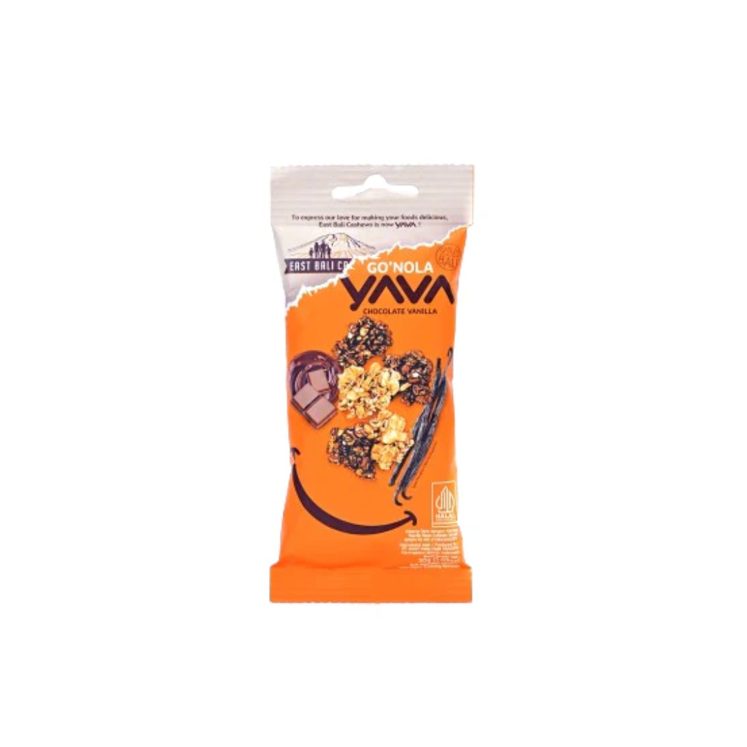 Yava - Go'Nola Chocolate Vanilla 30Gr (12/Box) – Tasty Snack Indonesia
