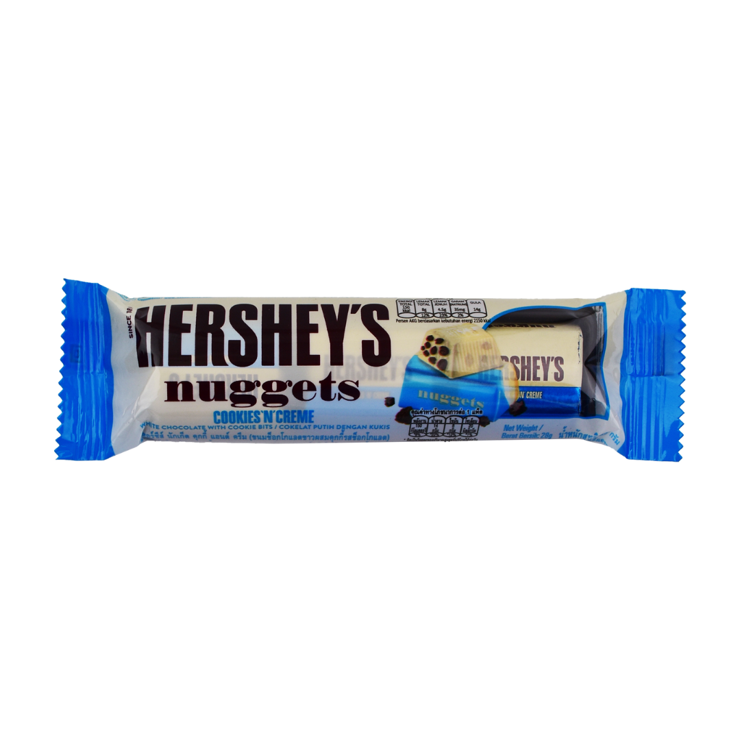 Hershey's - Nuggets Cookies n Crème 28Gr (24/Box) – Tasty Snack Indonesia