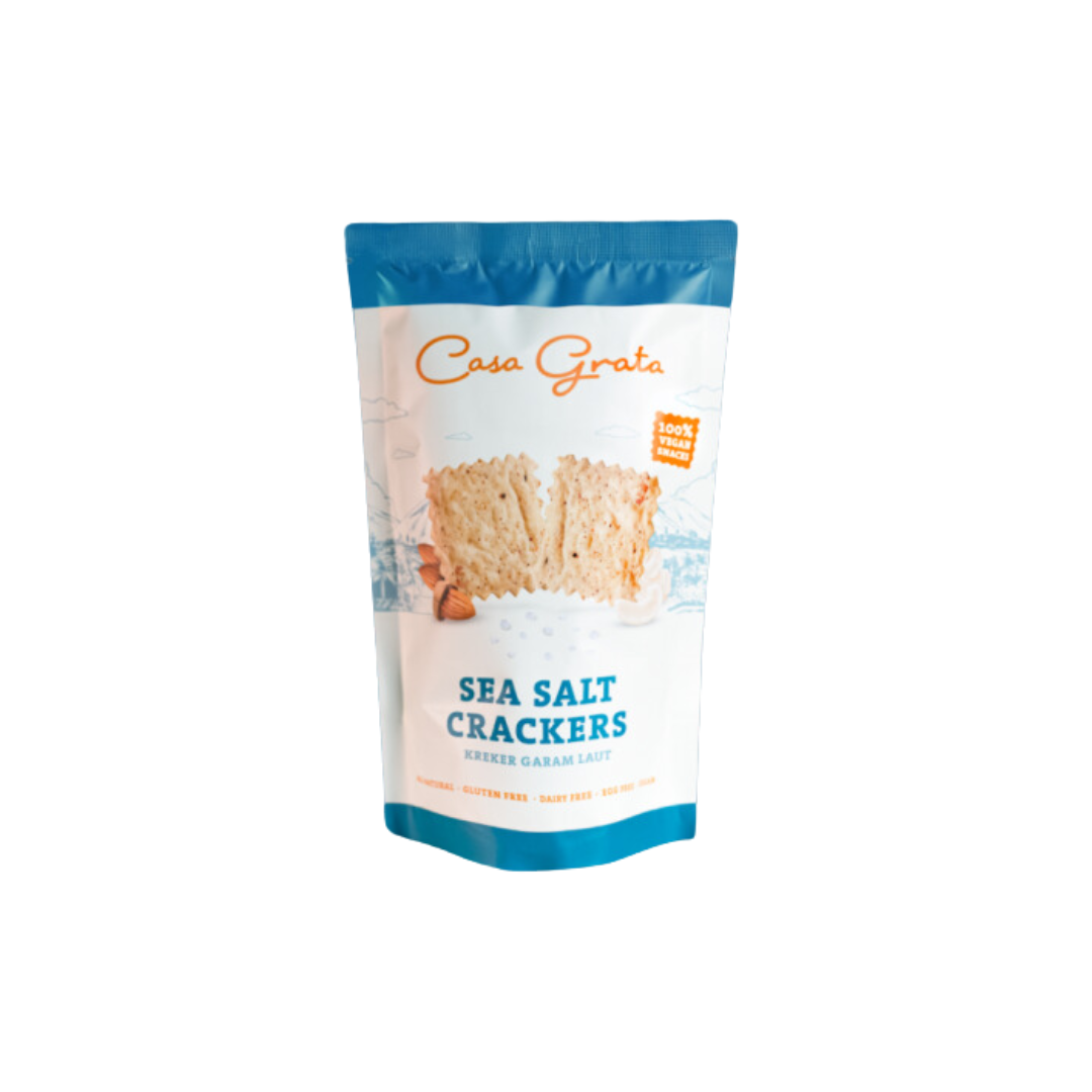 Casa Grata - Crackers Sea Salt 70Gr (24/Carton) – Tasty Snack Indonesia