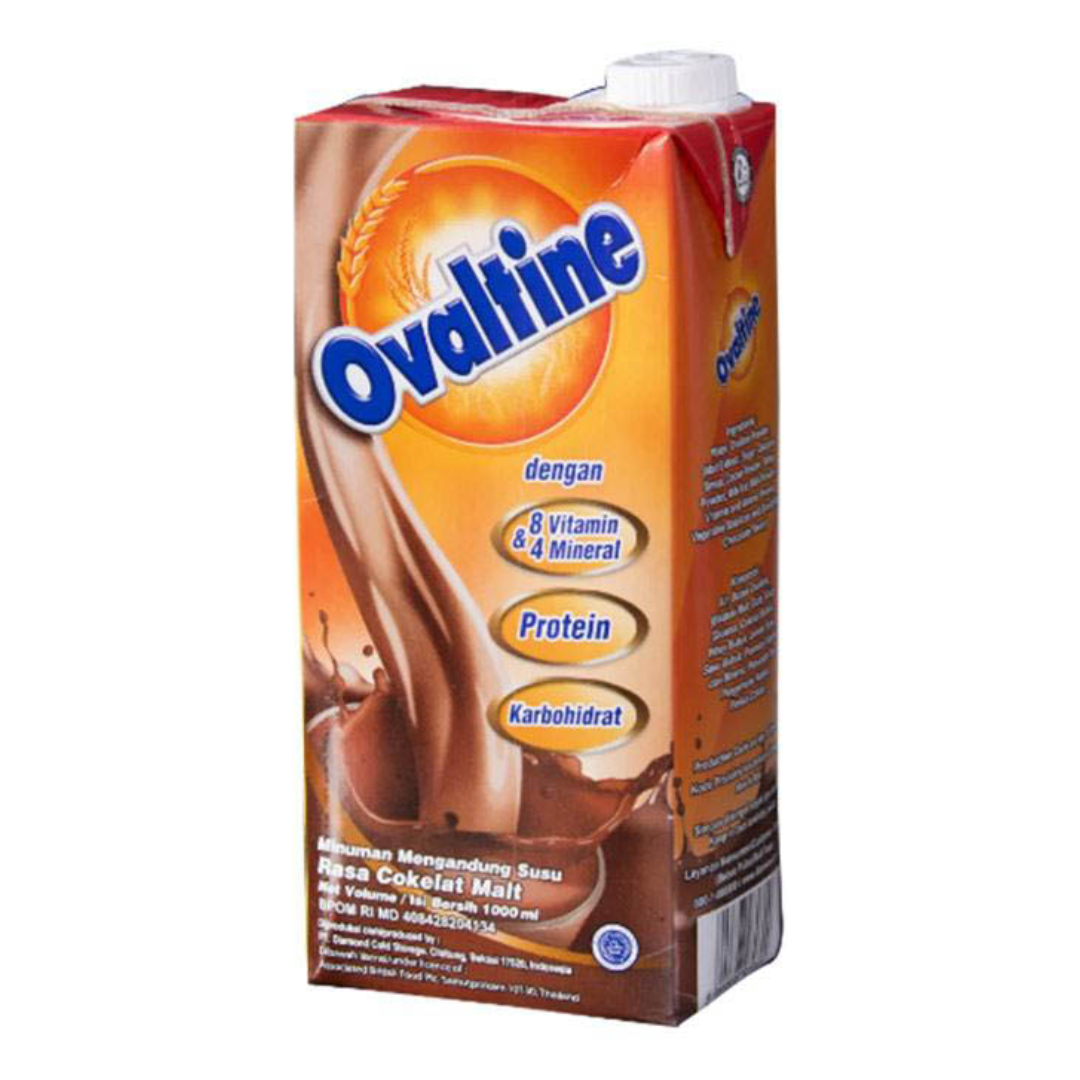 Ovaltine - Milk UHT Chocolate Malt 1000Ml (12/Carton) – Tasty Snack ...
