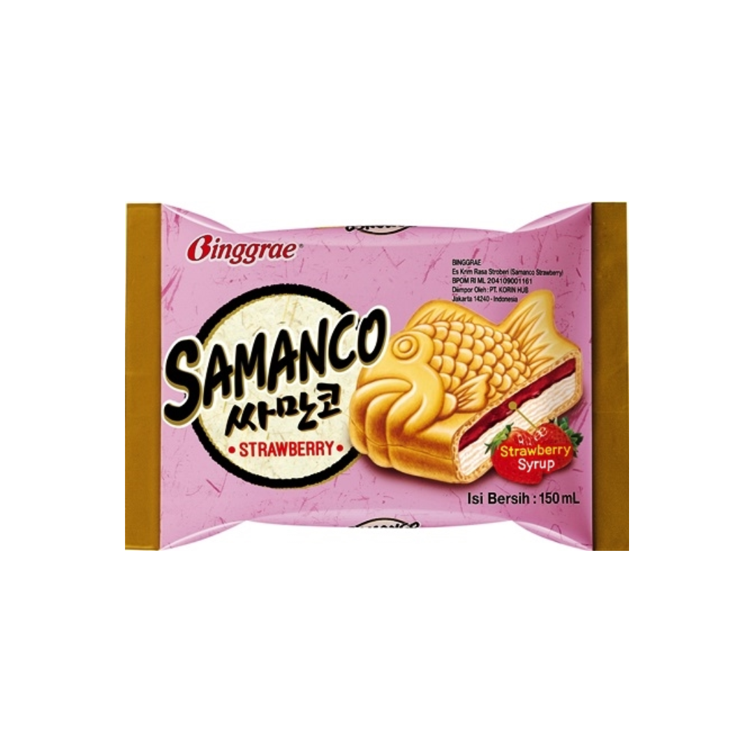 Samanco - Strawberry Desert Sandwich 150Ml (24/Carton) – Tasty Snack ...