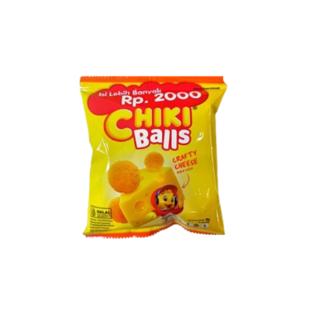 Chiki - Snack Balls Keju 16Gr (60/Carton) – Tasty Snack Indonesia