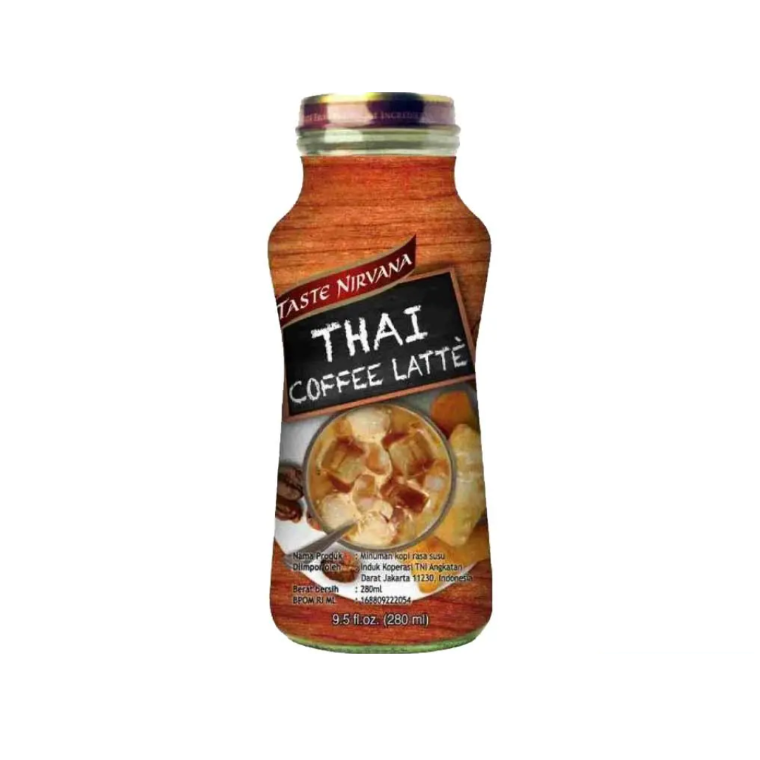 Taste Nirvana - Thai Coffee Latte 280Ml (24/Carton) – Tasty Snack Indonesia