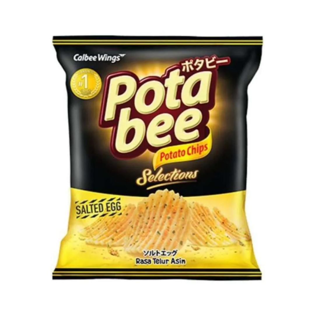 Potabee - Snack Potato Chips Salted Egg 68Gr (30/Carton) – Tasty Snack ...