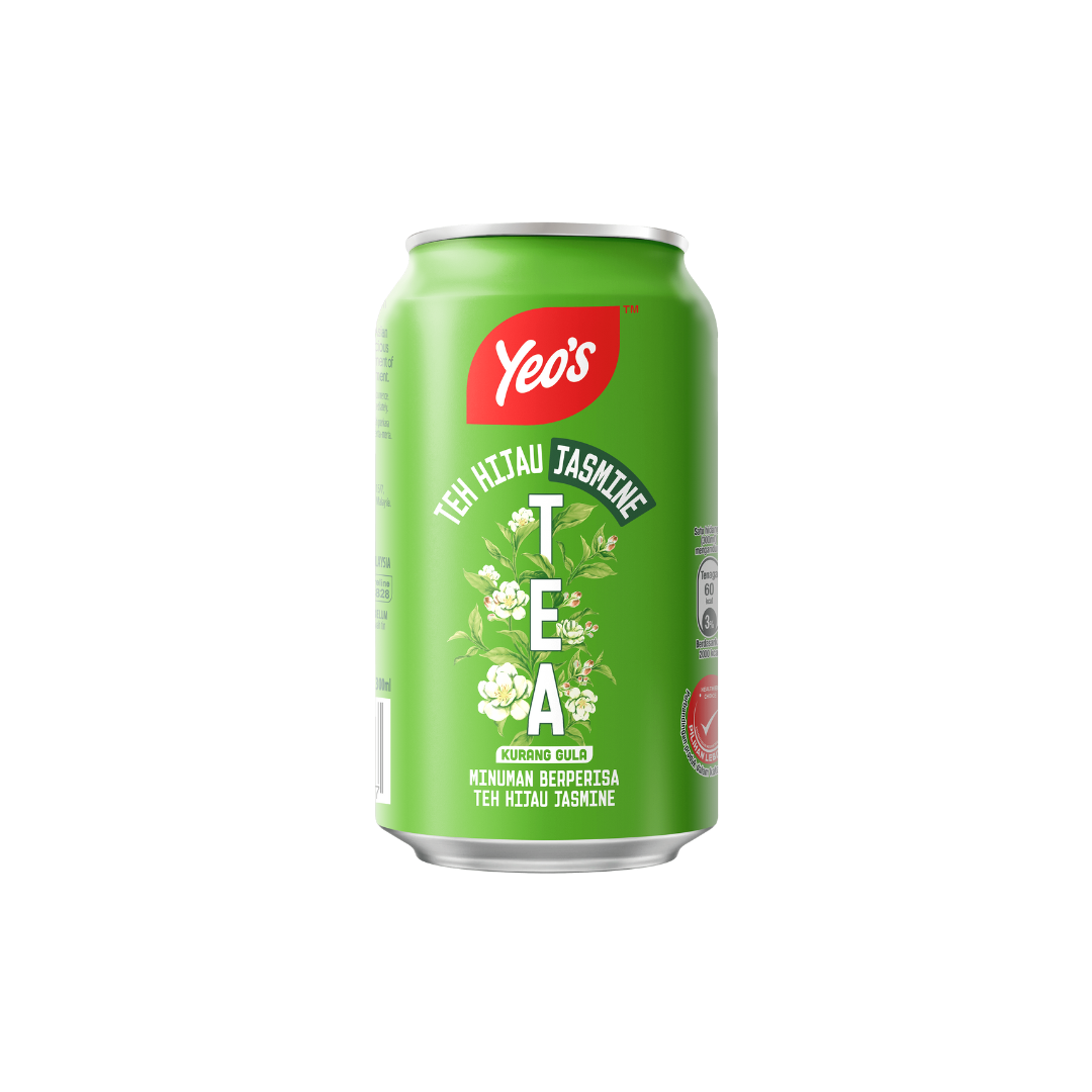Yeo's - Jasmine Green Tea Can 300Ml (24/Carton) – Tasty Snack Indonesia